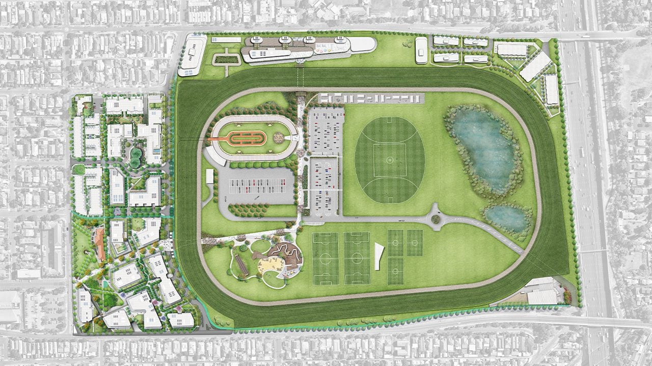 Moonee Valley Racecourse — Tract